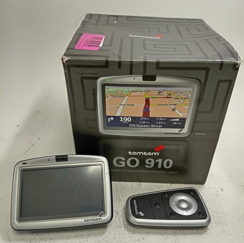 TomTom GO 910 GPS Navigation System with Remote Control - Preowned In ...