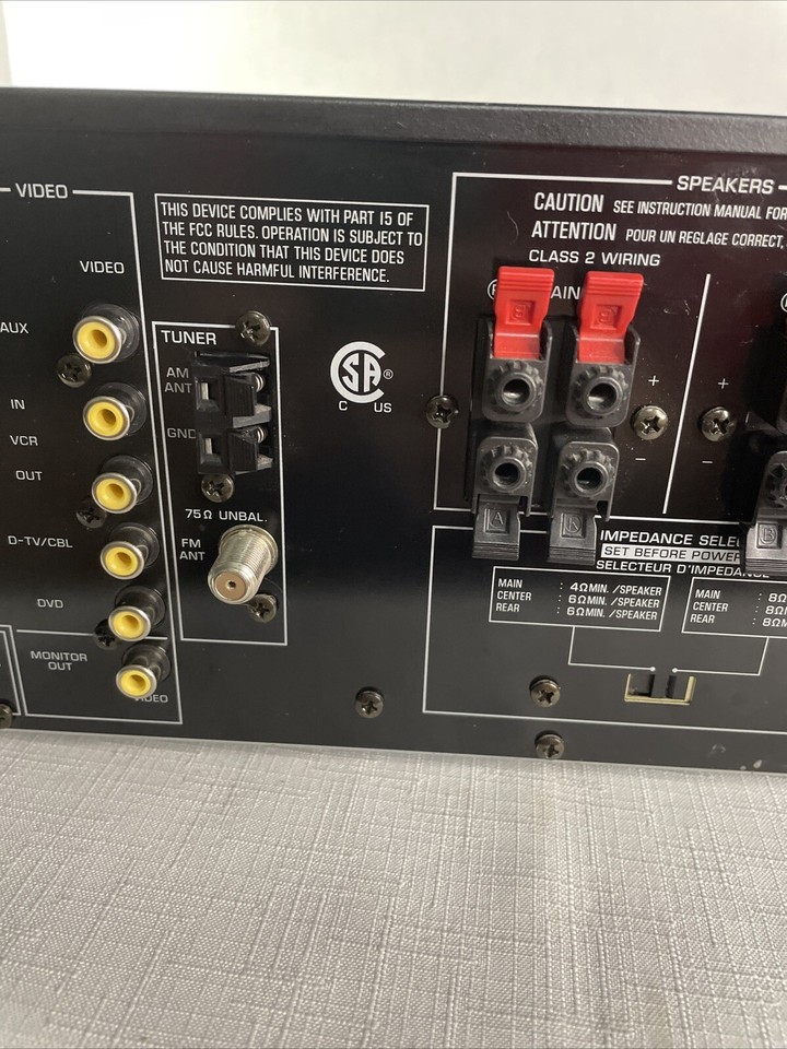 Yamaha HTR 5540 - 5.1 Channel Surround Sound Receiver AM FM Stereo ...