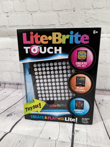 Lite-Brite Touch - Create, Play and Animate Light Up Portable Stem ...
