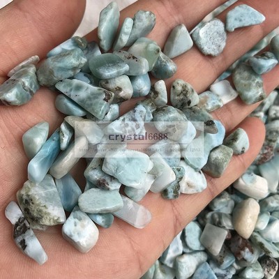 1/2lb Natural Tumbled Copper Pectolite Crystal Bulk Larimar Stone ...