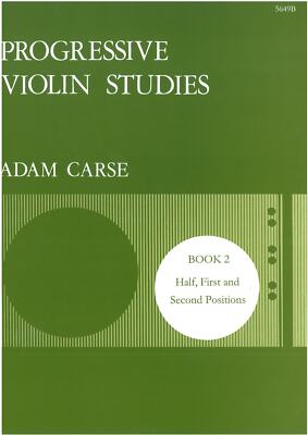 Progressive Violin Studies Bk 2 by Adam Carse-Violin-Stainer & Bell | eBay