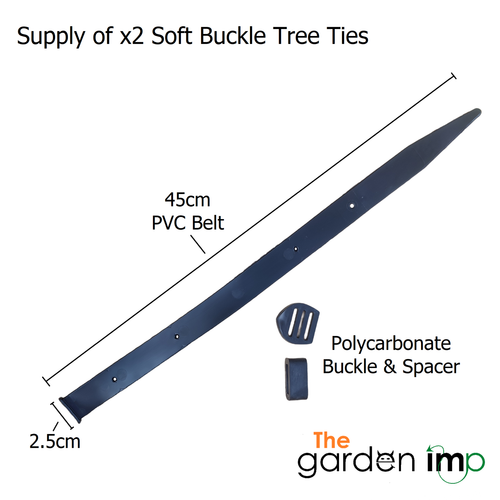 Tree Ties Buckle Adjustable Strap Soft Strong Secure Plant Stake ...