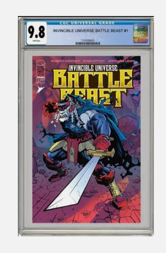 LIONOX: INVINCIBLE UNIVERSE BATTLE BEAST #1 COVER A FINCH VARIANT CGC 9 ...