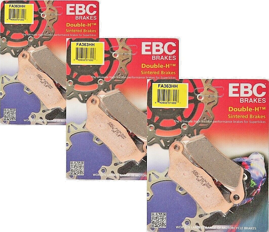 3 Sets EBC HH Front +Rear Brake Pads 2006-2014 BMW R1200R - FA294HH ...