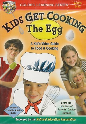 KIDS GET COOKING-THE EGG-DVD+ACTIVITY GUIDE-NEA-STILL FACTORY SEALED ...