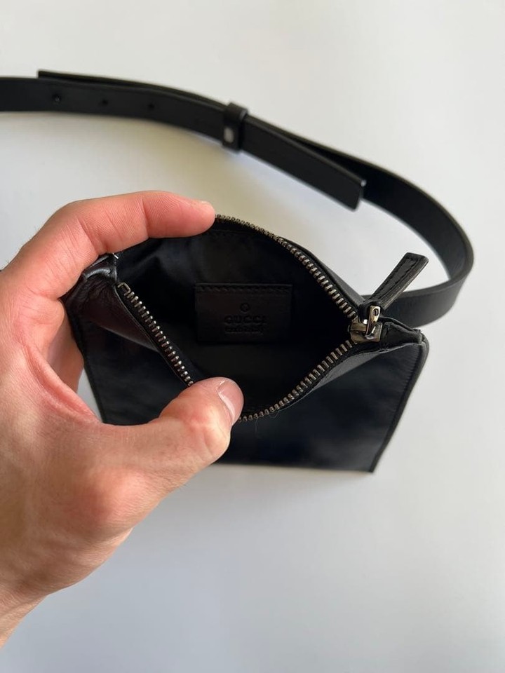 Gucci by Tom Ford Fanny Pack Belt Bum Shoulder Bag Leather Good ...