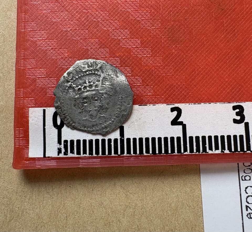 Richard III 3rd Hammered Silver Coin 1483 - 1485 Boars Head Mint Mark ...