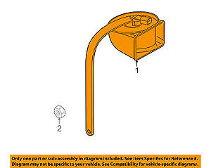 OEM BMW X5 E70 HORN HIGH TONE 61337288095 GENUINE 10-13 for sale online ...