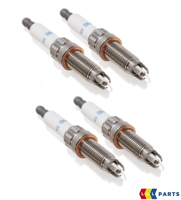 NEW GENUINE BMW 4 CYLINDER PETROL ENGINE IGNITION SPARK PLUG 4 PCS ...