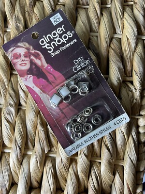 Vintage Square Ginger Snaps, Fasteners By Scovill | eBay