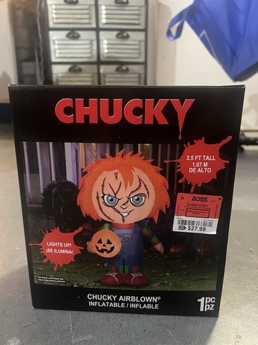 Chucky Good Guys Airblown 3.5ft Inflatable Light Up Halloween Yard ...