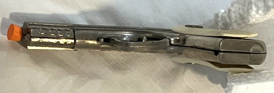 VTG 1950s Hubley Army Colt 45 Toy Star Cap Gun * RARE * Chrome ? | eBay