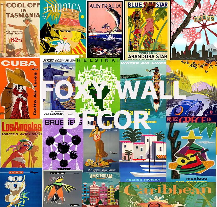 art painting vintage print black cat film movie canvas Gato negro | eBay