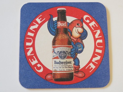 Beer Pub Coasters: Bud Light, Genuine Budweiser - Consistent, Clean ...