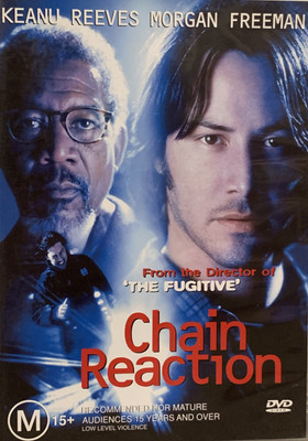 Chain Reaction (DVD, 1996) Keanu Reeves, Morgan Freeman, Rachel Weisz ...