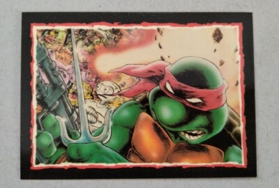 Topps teenage mutant ninja turtles 1989 trading card Very Rare Bonus ...