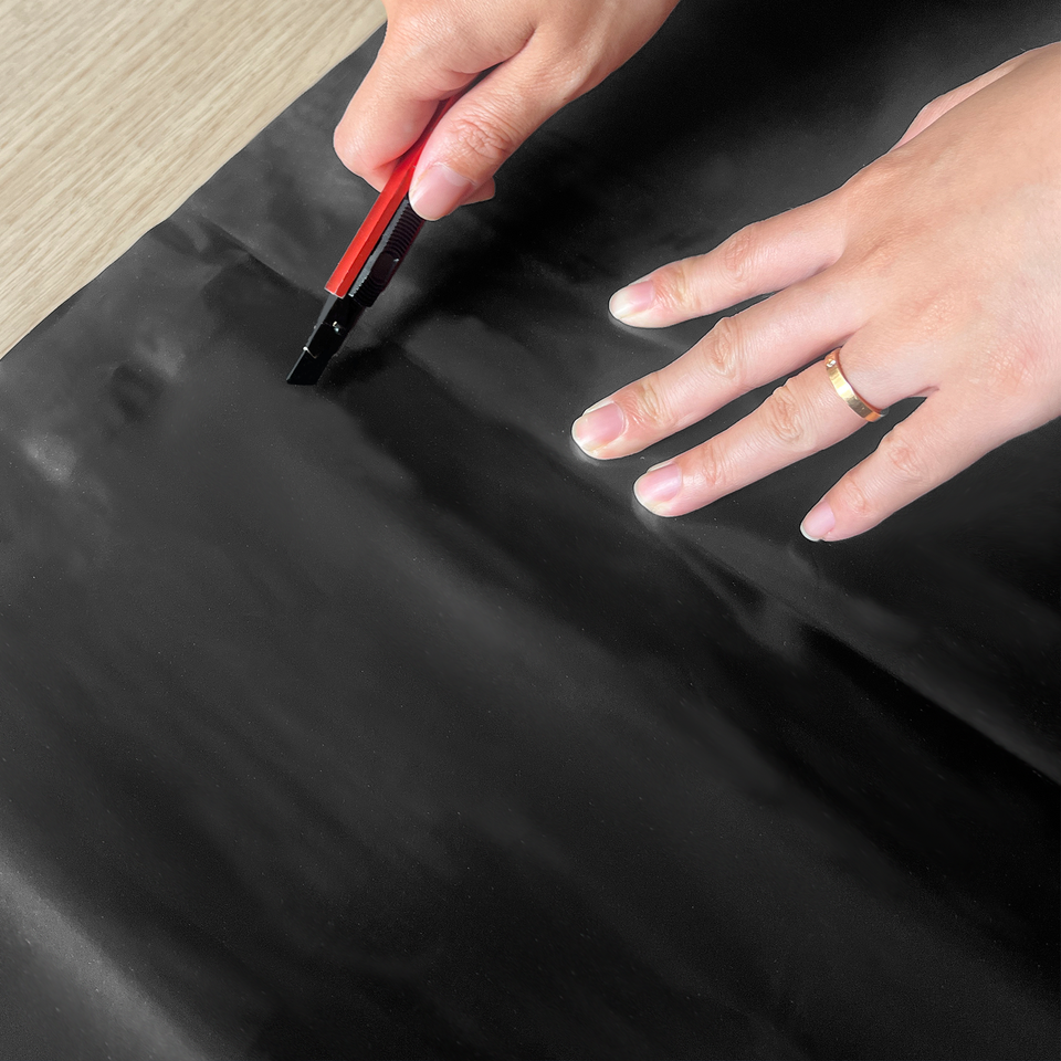 2 Rolls of 6 mil Moisture Barrier Polyethylene Underlay Film 4' x 250 ...