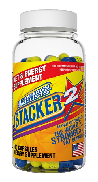 Stacker 2 Fat Burner Weight Loss and Energy Supplement - 100 Capsules ...