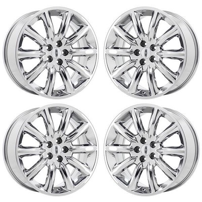 20" LINCOLN MKT PVD BRIGHT CHROME WHEELS-C RIMS FACTORY OEM 3825 ...