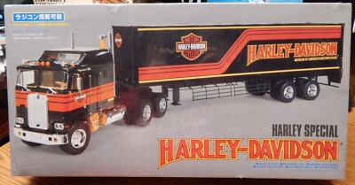IMAI HARLEY DAVIDSON HARLEY SPECIAL TRACTOR TRAILER MODEL KIT NIB ...
