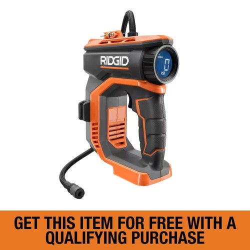 RIDGID 18V Cordless Portable Inflator (Tool Only) | eBay