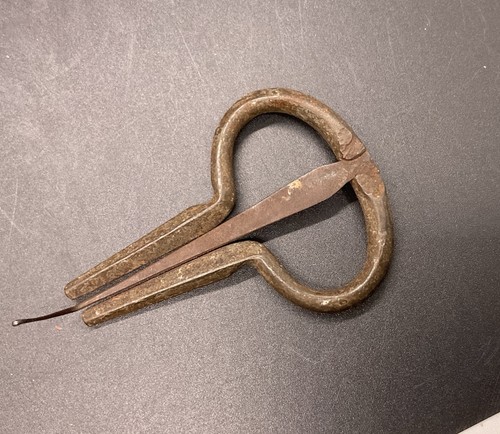 Antique 19th C Hand Forged Iron Jew’s Harp Jaw Harp Primitive Folk ...