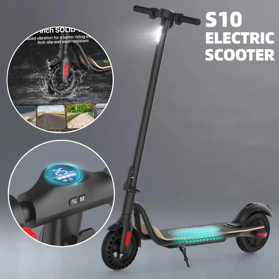 250W 10" Folding E-Scooter for Adults Teenager 22KM Long Range Urban ...