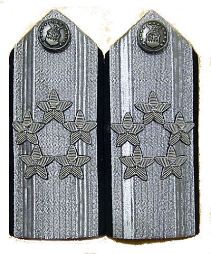 US AIR FORCE 5 STARS GENERAL MALE MESS DRESS SHOULDER BOARDS NON ISSUED ...