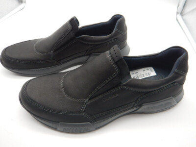 ecco Luca Herren Slipper Halbschuh Leder Schwarz Gr. 43 | eBay.de