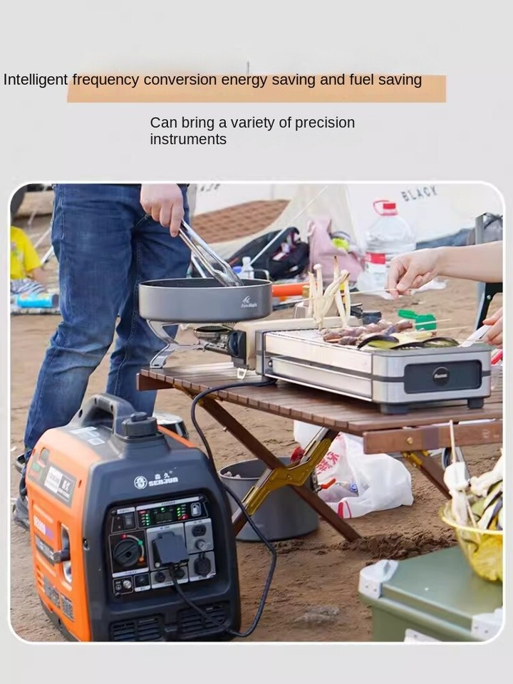 Mini Gasoline Generator 220v Small Silent Digital Inverter Portable | eBay