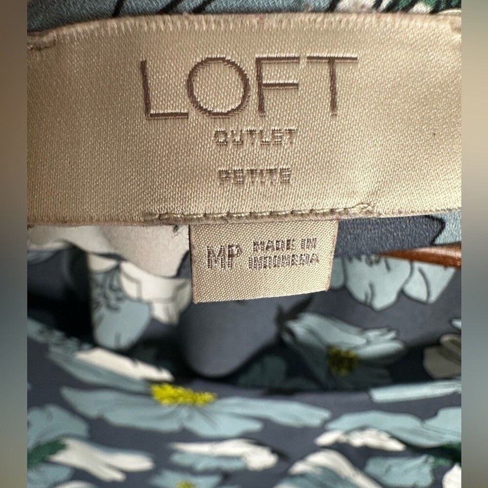 Loft Floral Blouse Size MP | eBay UK