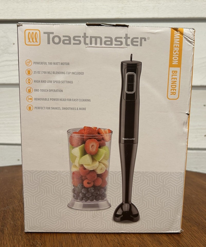 Toastmaster Immersion Blender Model No. TM-202IB Smoothie Soups 25 oz ...