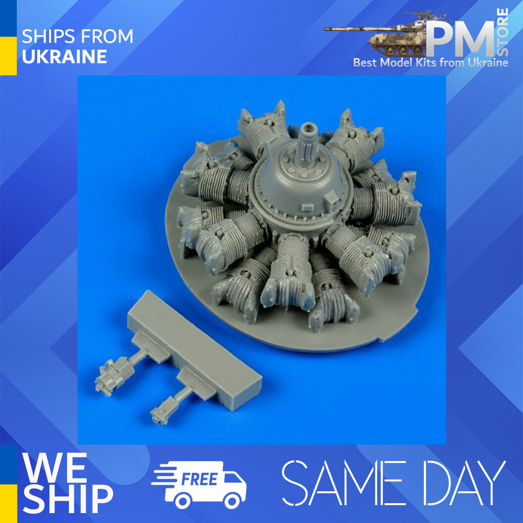 Quickboost 48560 1/48 SB2C Helldiver engine for Revell Accessories for ...