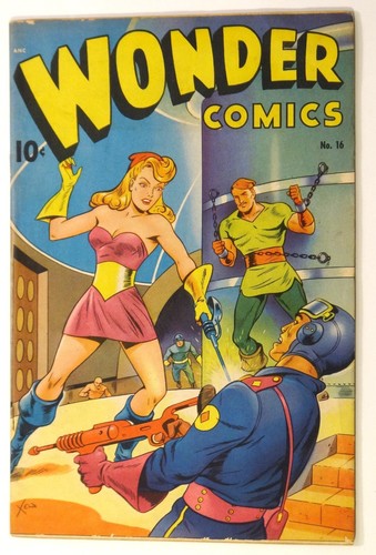 WONDER COMICS 16- 1948 - SCHOMBURG TONED COVER! TARA! GGA! GRIM REAPER! NEDOR! | eBay