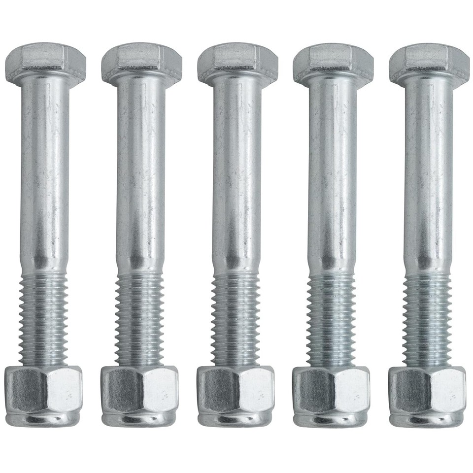 500101 Shear Bolts with Nylock Nuts Compatible Rotary Cutters Grade 5 ...