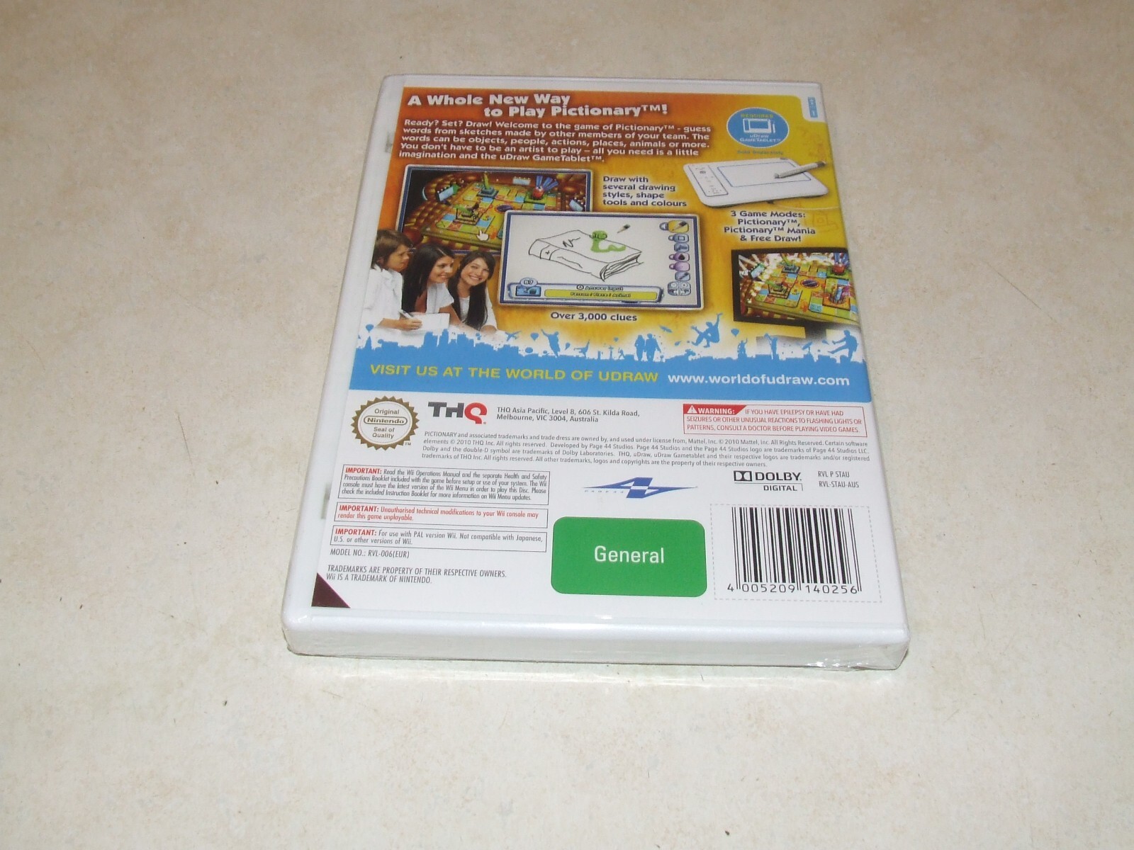 Pictionary (Nintendo Wii) Video Game - New | eBay Australia