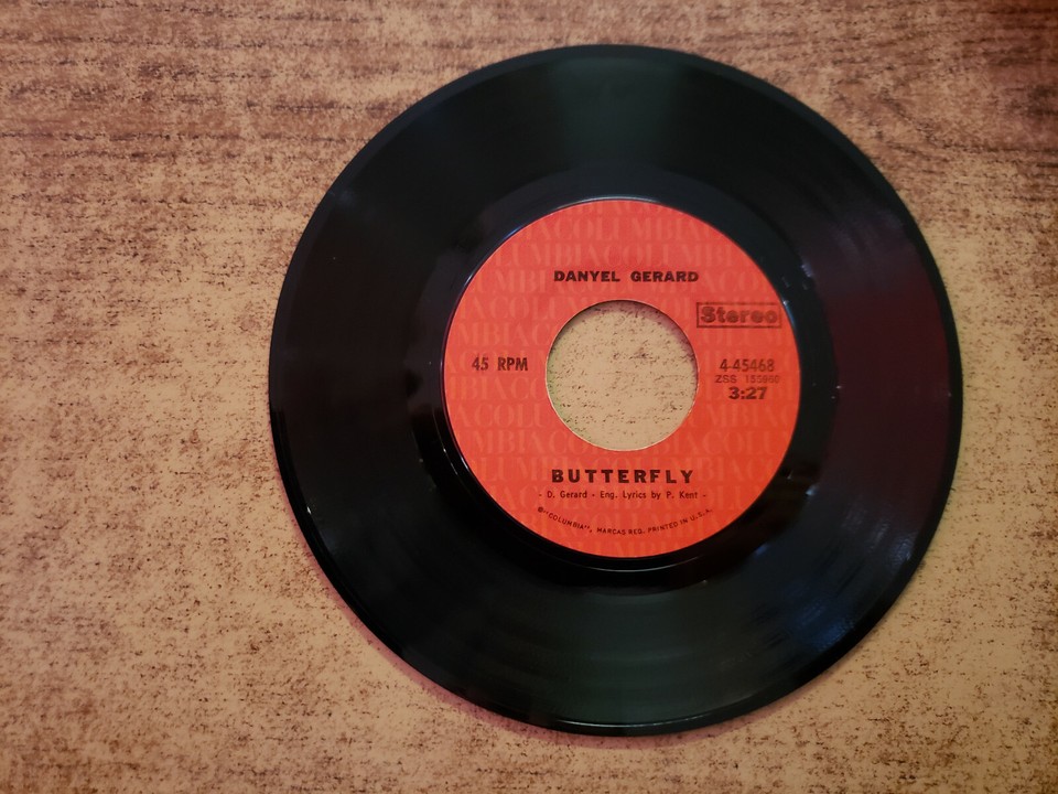 1970S MINT-EXC Danyel Gerard* ‎– Butterfly / One White Rose 45468 45 | eBay