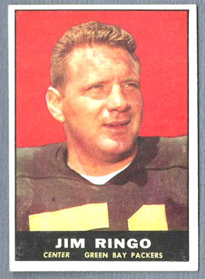 Jim Ringo 1961 Topps Green Bay Packers Card #44 EXMT | eBay