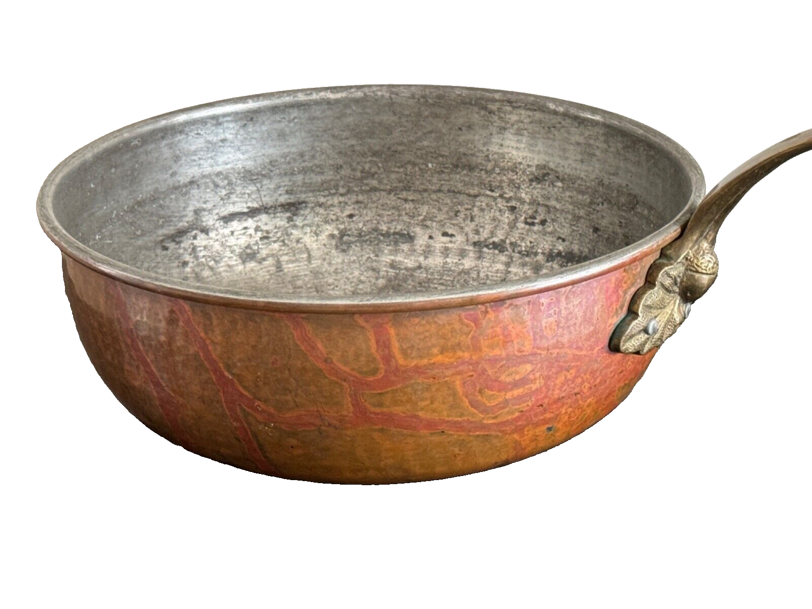 Ruffoni Italy Acorn Hammered Copper Sauce Saute Pan * | eBay