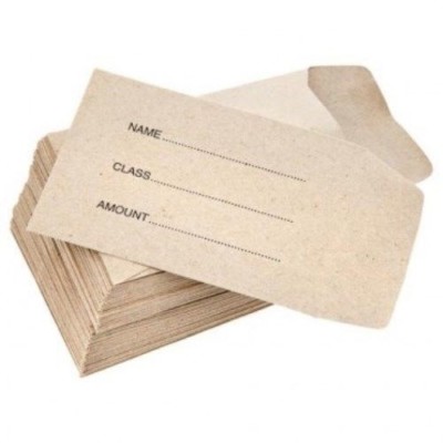 100 x School Dinner Money Wallets Packet Envelopes Petty Cash Children ...