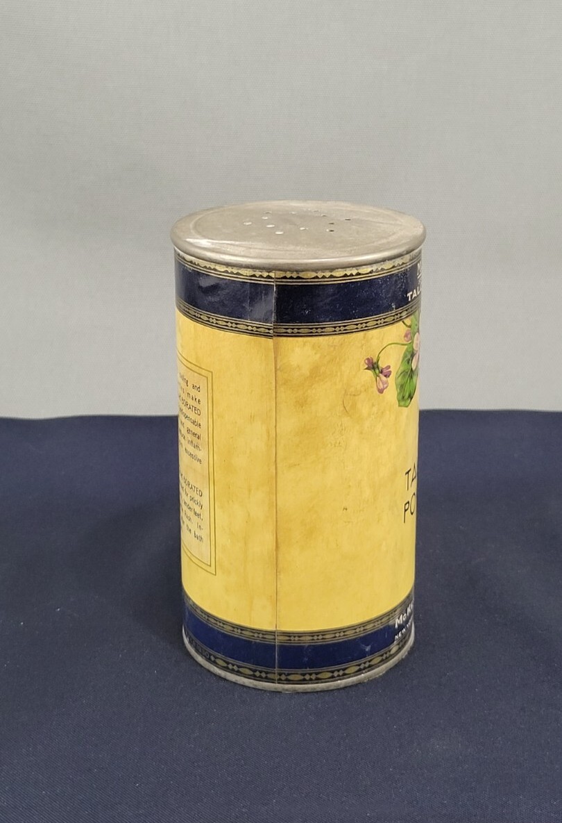 McKesson's Violet Borated Talcum Powder Tin Paper Label Talc ...