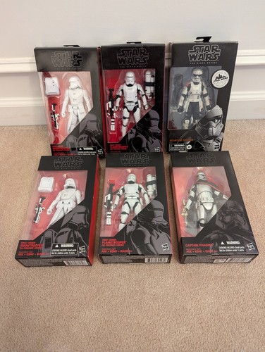 Star Wars Black Series First Order Trooper Lot 6" Action Figures NEW ...