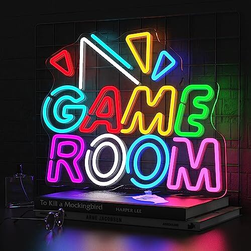 Game Room Neon Signs for Wall Decor, Large Gaming Led Sign for Kids Boy ...