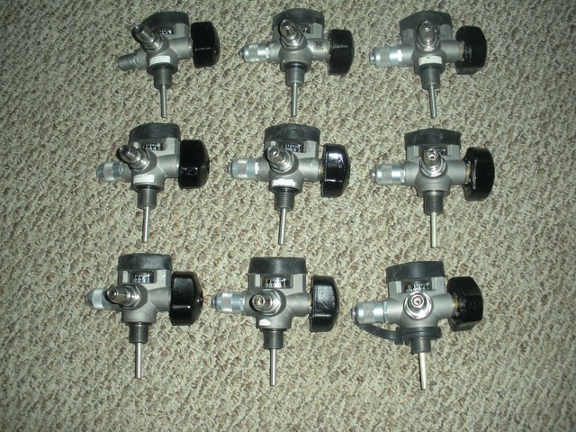 SCOTT 2216 PSI Snap-change SCBA Cylinder Bottle Tank Valve Assembly ...