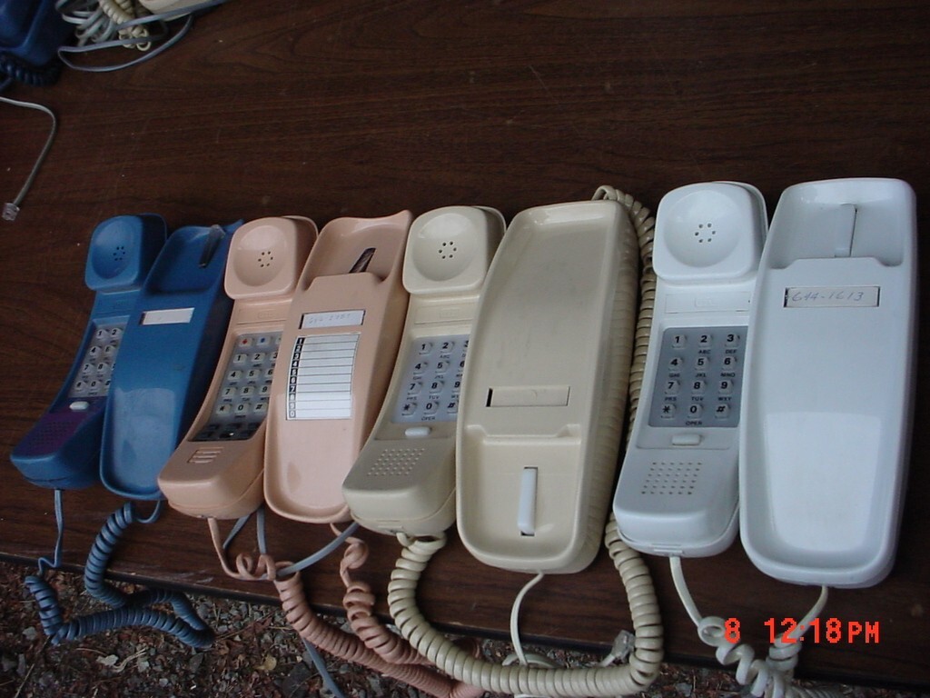 Lot of 8 Vintage GTE Push Button Princess Landline Phone (Stock P15) | eBay
