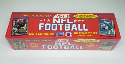 1990 SCORE NFL Football Factory Sealed Complete Set 660 Cards Series 1 ...