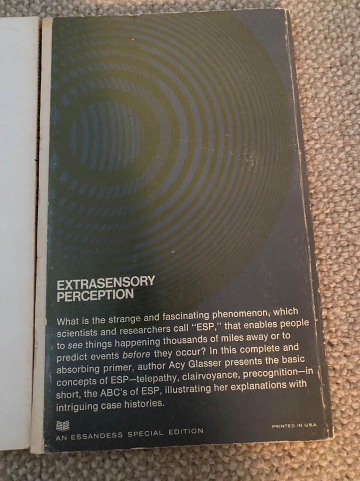 ESP Extra Sensory Perception Books | eBay
