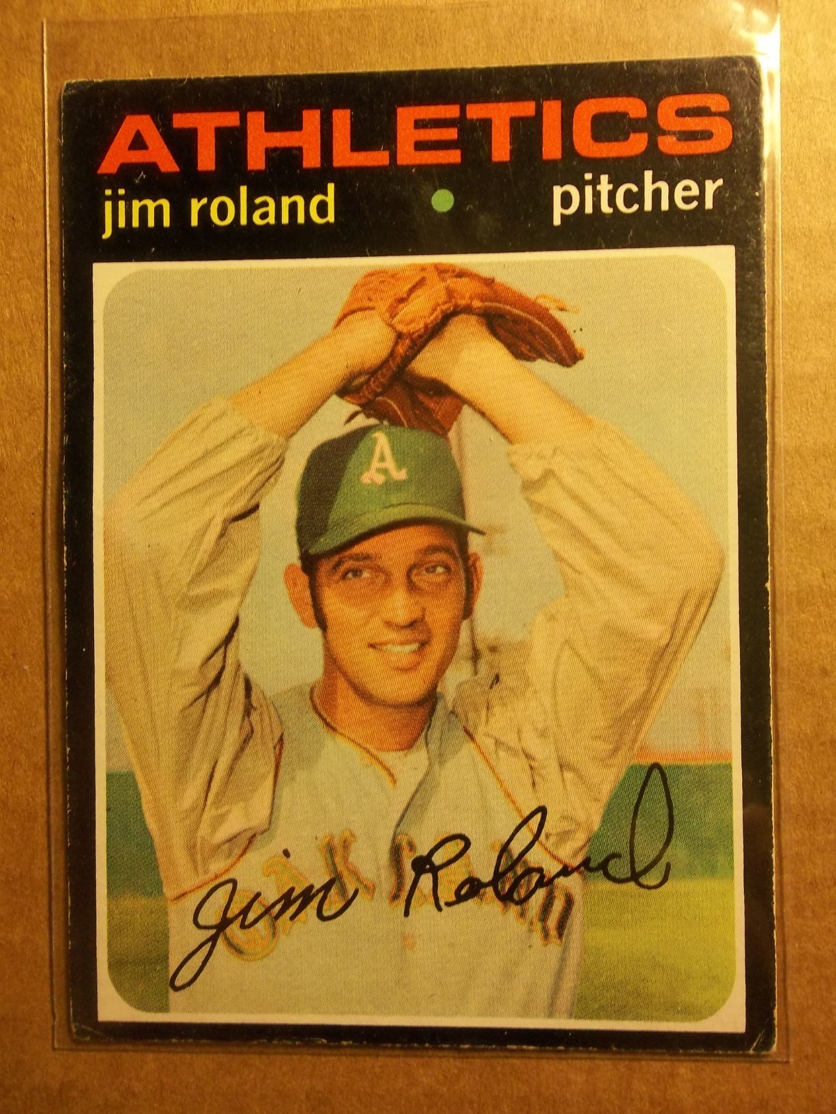 1971 jim roland #642 VG Oakland Athletics baseball card HIGH NUMBER | eBay