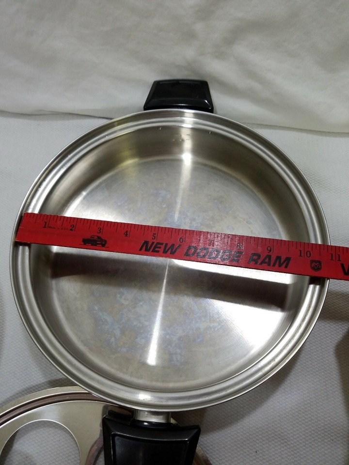 ROYAL QUEEN 5 PLY MULTI CORE STAINLESS 11" SKILLET HIGH DOME LID DUTCH ...