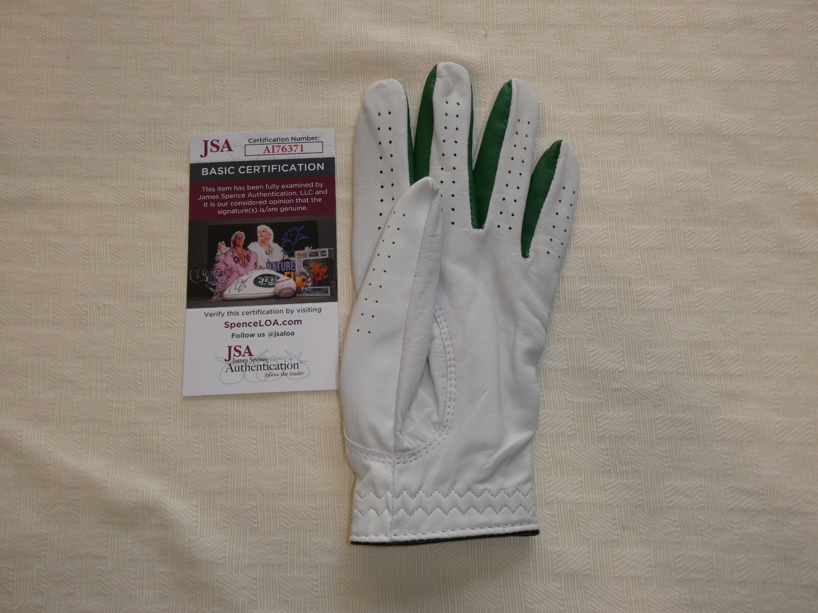 Tommy Aaron Hand Signed Masters Golf Glove JSA #AI76371 PGA Masters ...